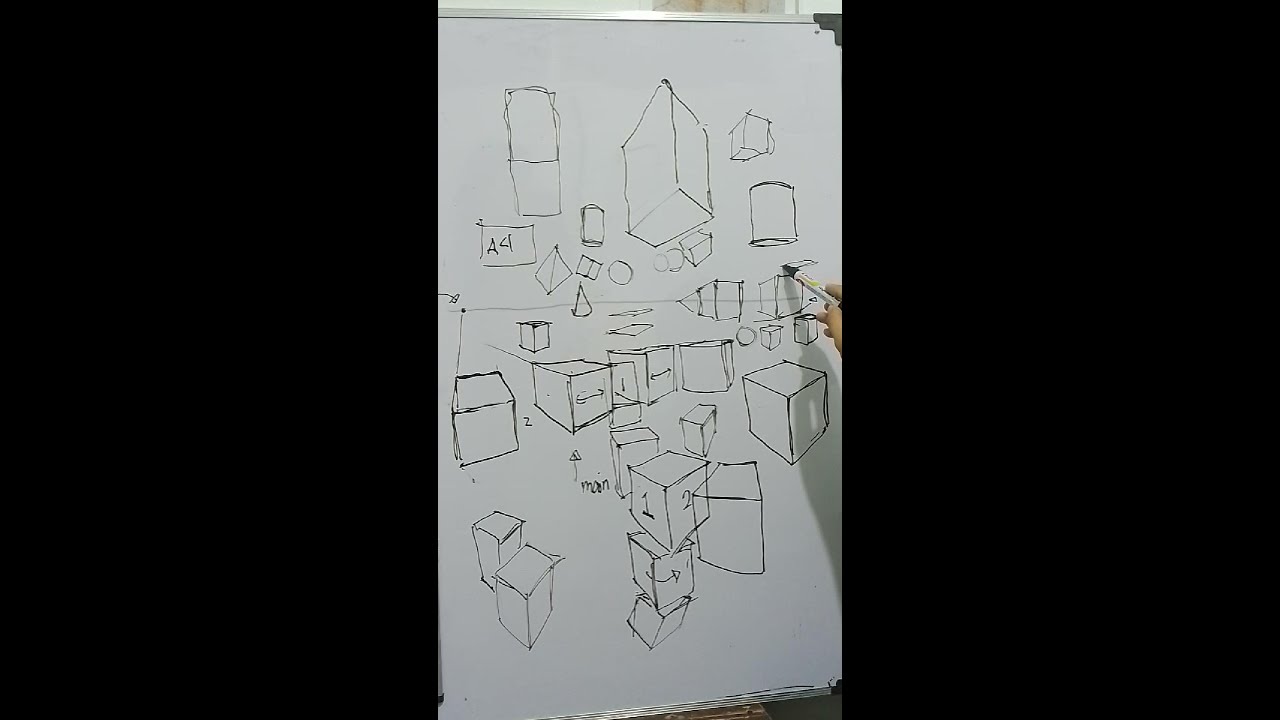 Perspective Tutorial and How to Rotate Boxes in 3d Space - YouTube