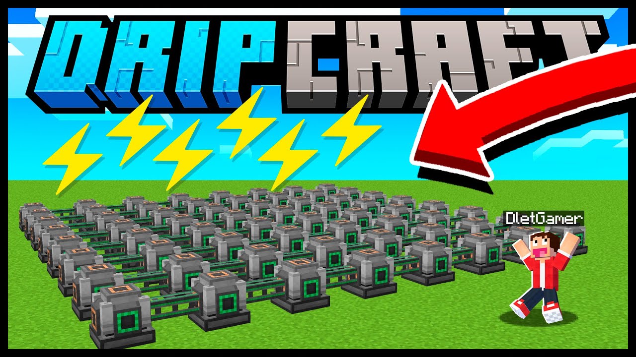 A MELHOR GERAÇÃO DE ENERGIA DO SERVIDOR - DripCraft #11 - YouTube