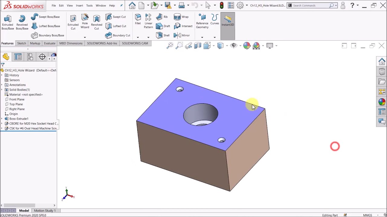 Learn SOLIDWORKS 2020 | 12. Advanced SOLIDWORKS Mechanical Core ...