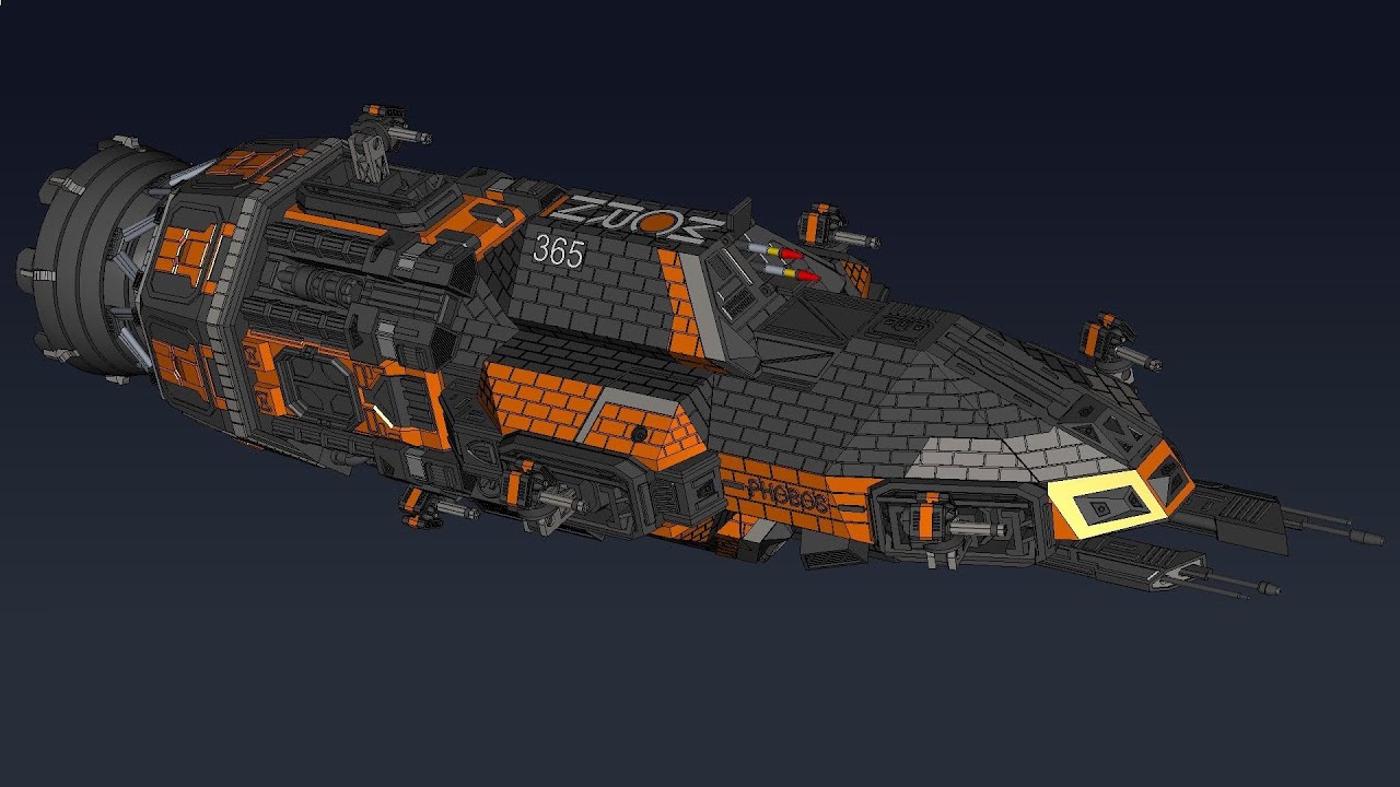 Project Corvette Class Part 1 - 3D Model Showcase - YouTube