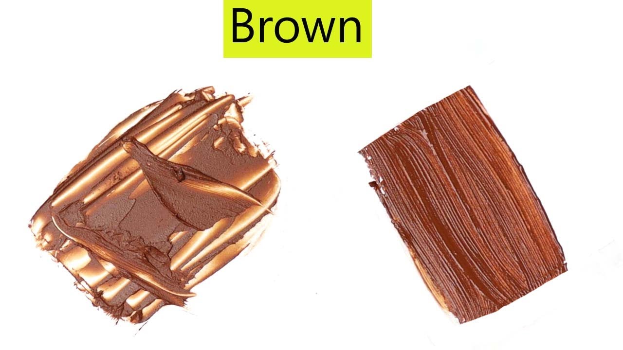 Brown Color How To Make Brown Color Color Mixing Video YouTube