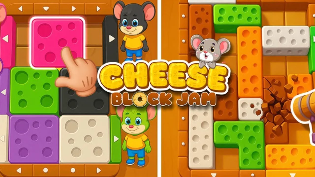 Cheese Block Slide Puzzle Game Gameplay Android Mobile - YouTube