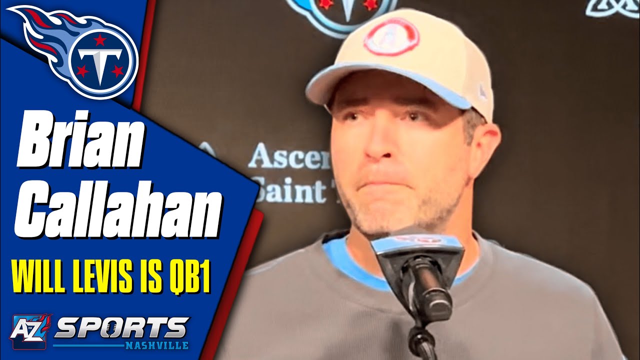 Titans HC Brian Callahan commits to QB Will Levis, praises rookie DT T'Vondre Sweat - YouTube