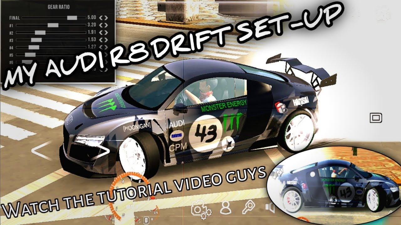 CAR PARKING MULTIPLAYER || THE GIFT AUDI R8 DRIFT SET-UP - YouTube