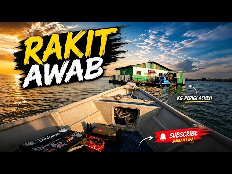 Rakit Awab KG perigi acheh ‼️ udang tohe habis kena rembat penghuni bawah rakit ‼️#061