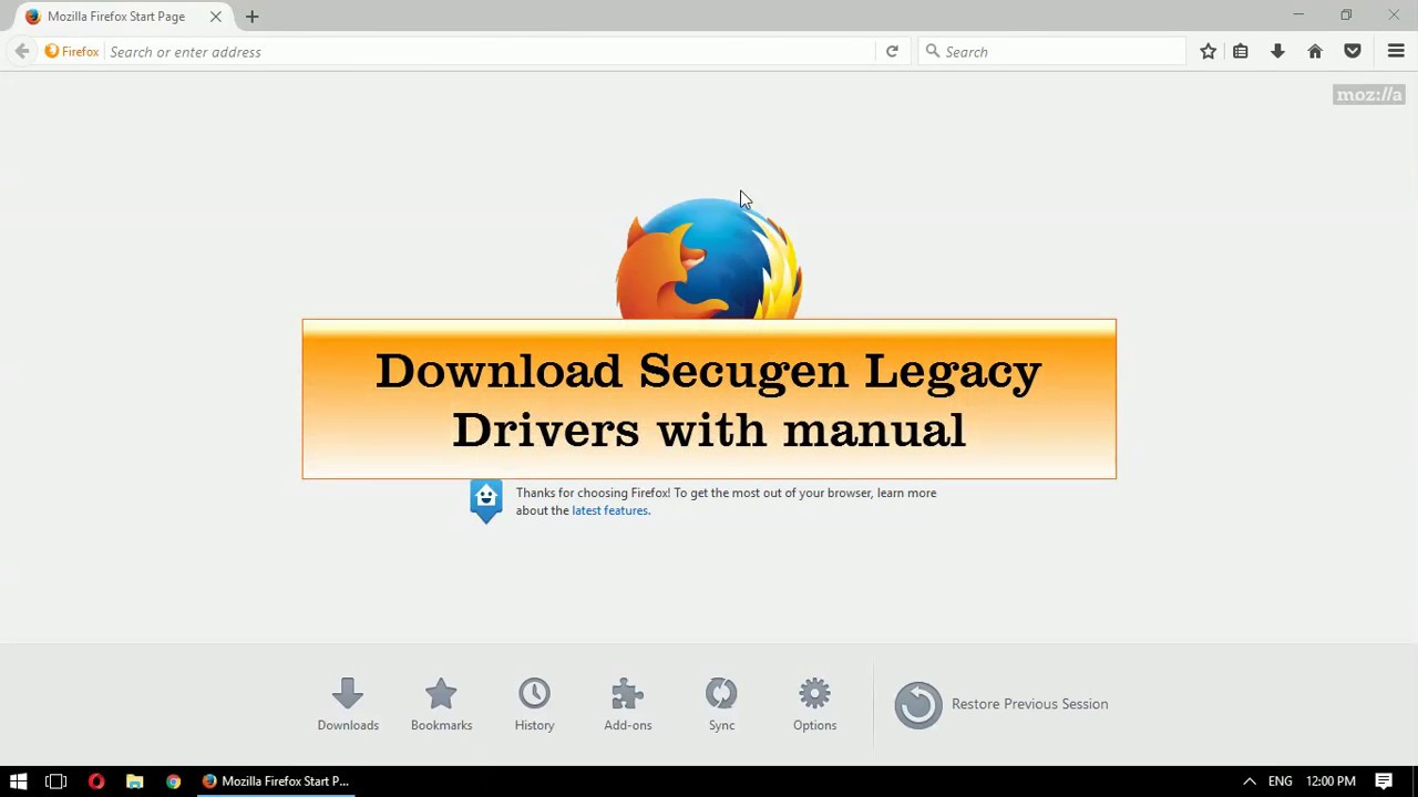 SecuGen Hemster Pro - Install/Configure Legacy Driver of Bio-Metric ...