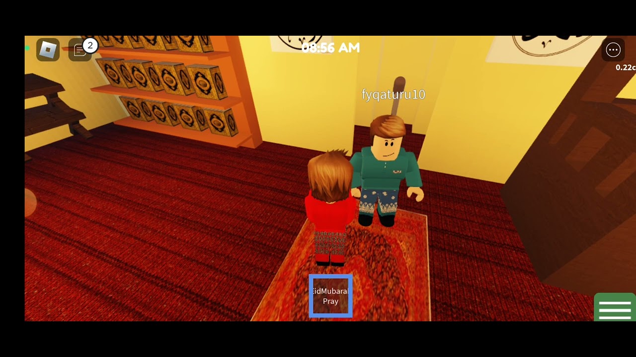 SOLAT TAKBIR RAYA HAJI DI MASJID ROBLOX Malaysia - YouTube