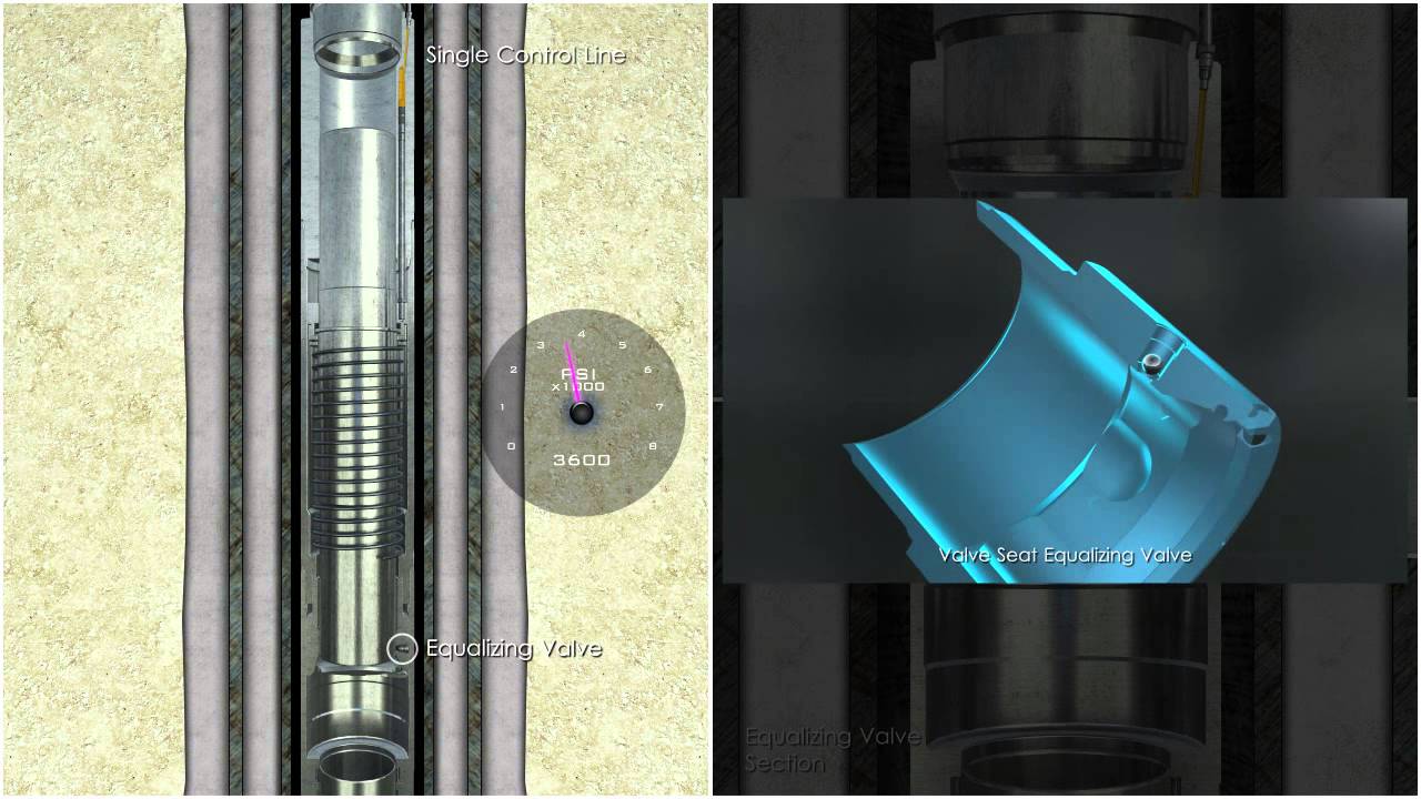 CTR TRSCSSSV Self Equalizing Valve - YouTube