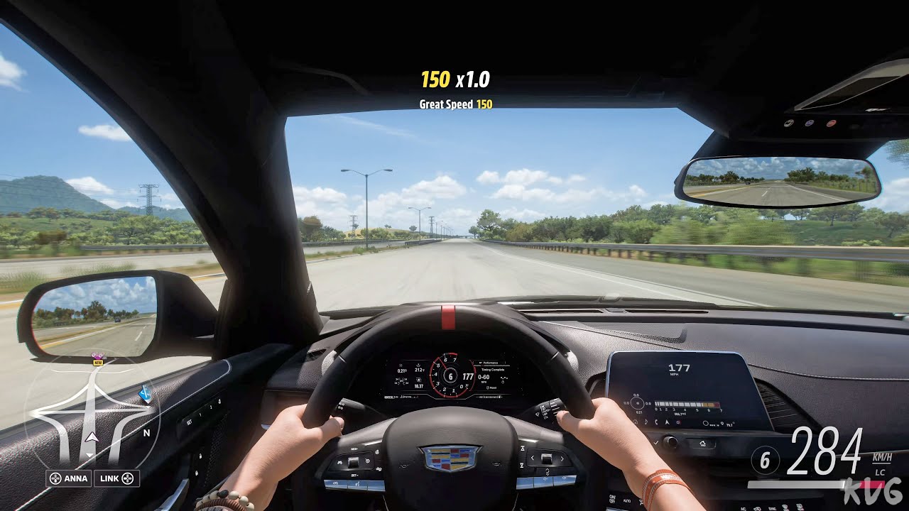Forza Horizon 5 - Cadillac CT4-V Blackwing 2022 - Cockpit View Gameplay ...