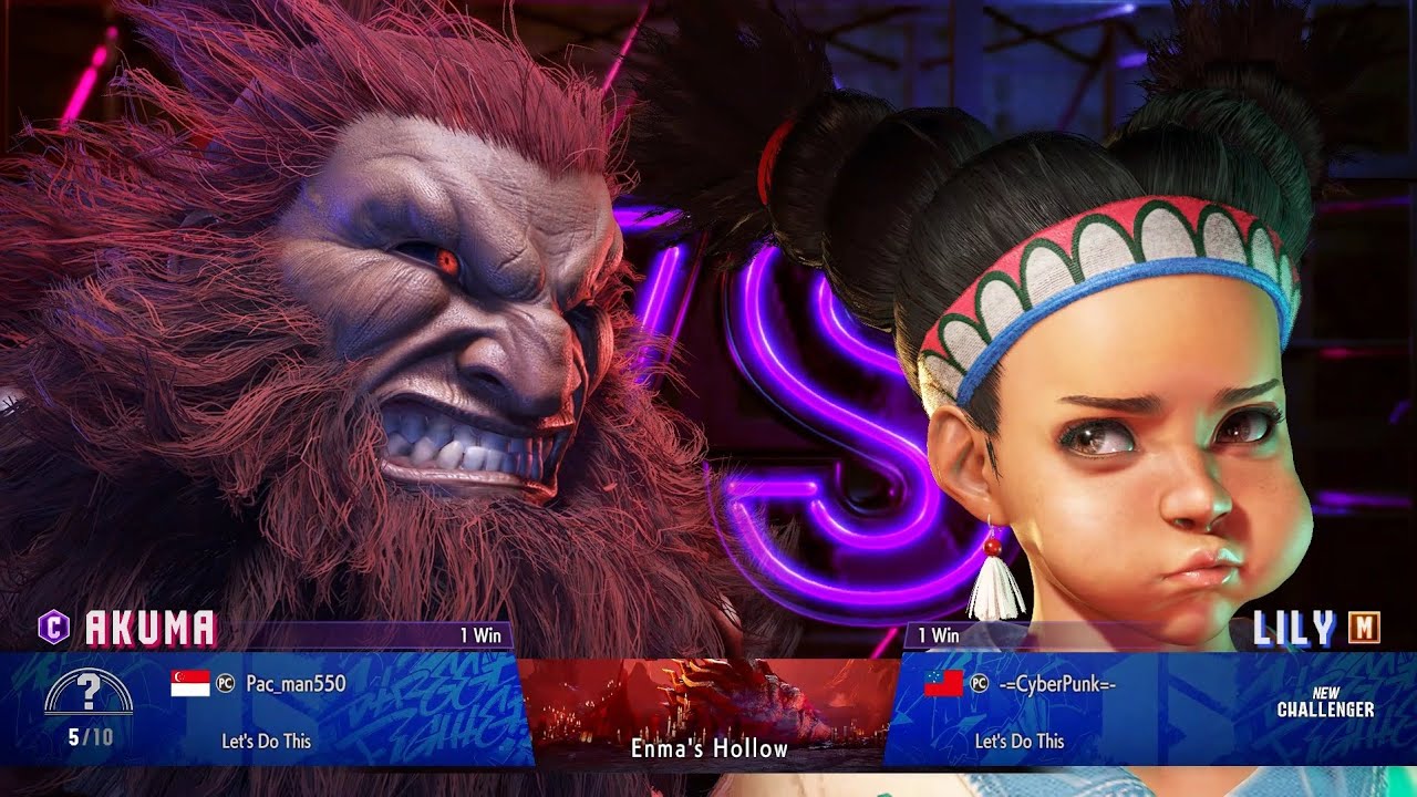 Street Fighter 6 - Akuma Online Ranked Match #3 (Against Modern Lily ...