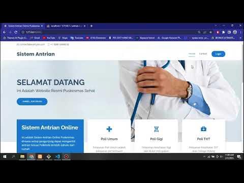 Sistem Antrian Puskesmas Sederhana Laravel - YouTube