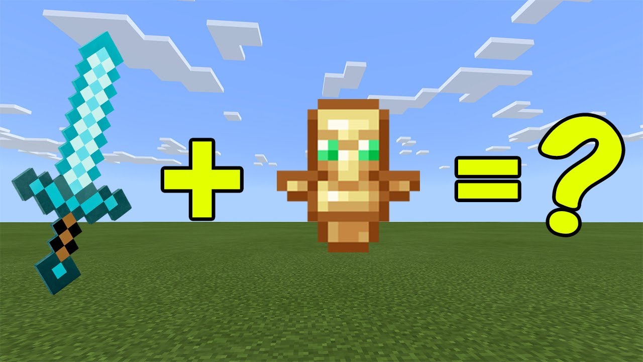 I Combined a Diamond Sword and a Totem of Undying in Minecraft - Here's ...
