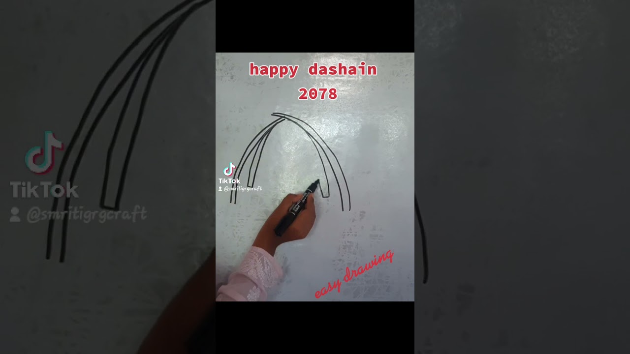 #easy dashain drawing #yessmartypie #easydrawing #kidsteacher # ...