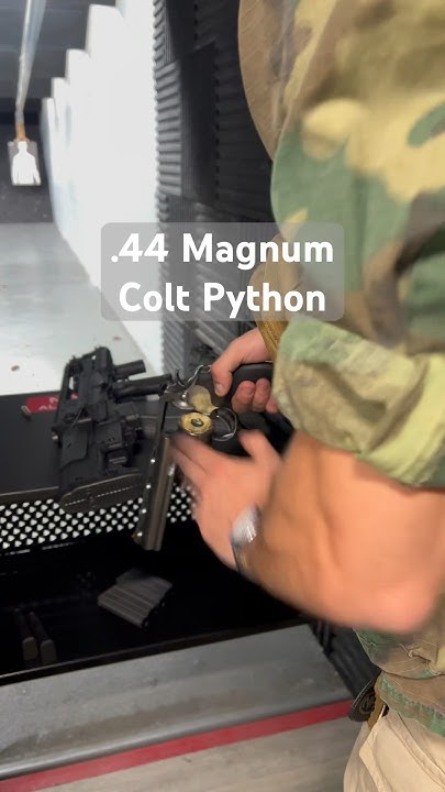 Colt Python .44 Magnum at The Range | #44 #revolver - YouTube