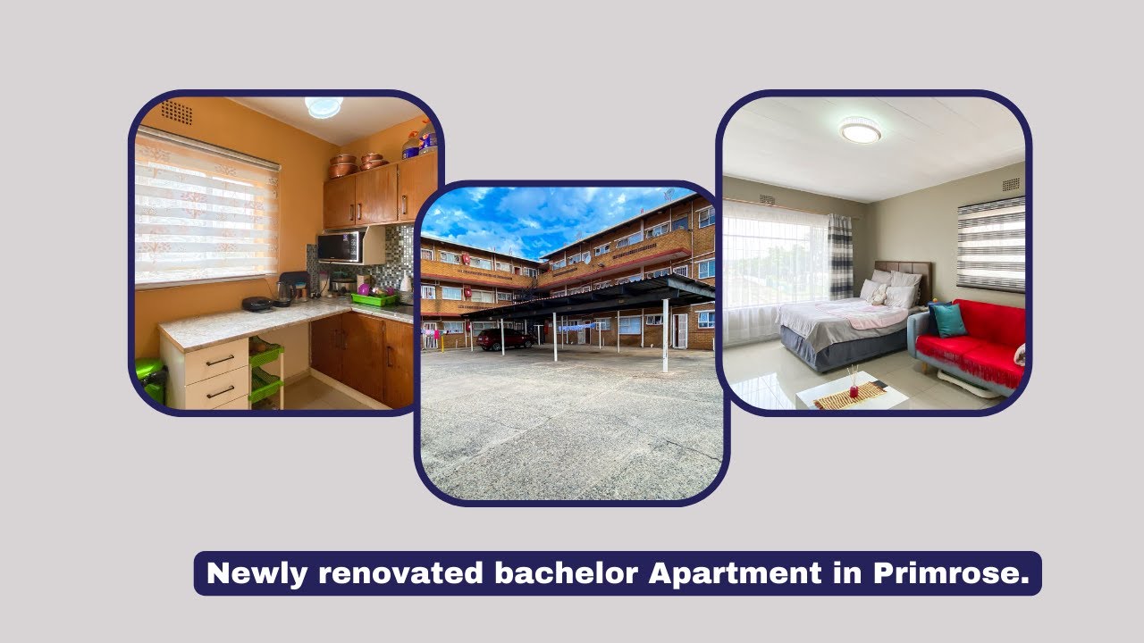 R300000 | Newly renovated bachelor Apartment in Primrose - YouTube