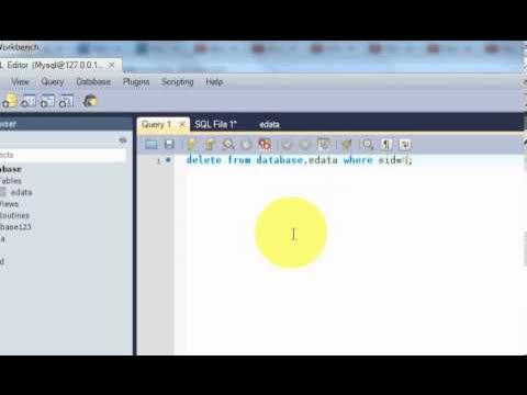 Beginners MYSQL Database Tutorial 9# MySQL DELETE Query - YouTube
