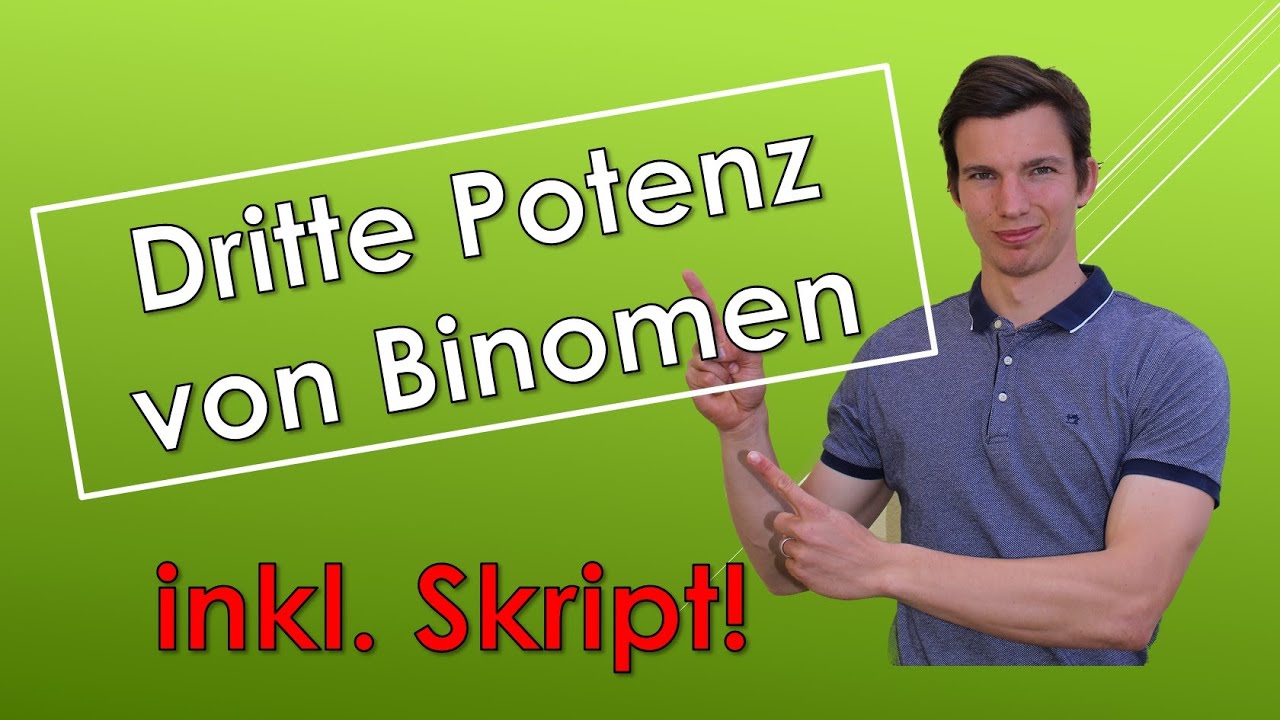 Dritte Potenz von Binomen (Termrechnung) - YouTube