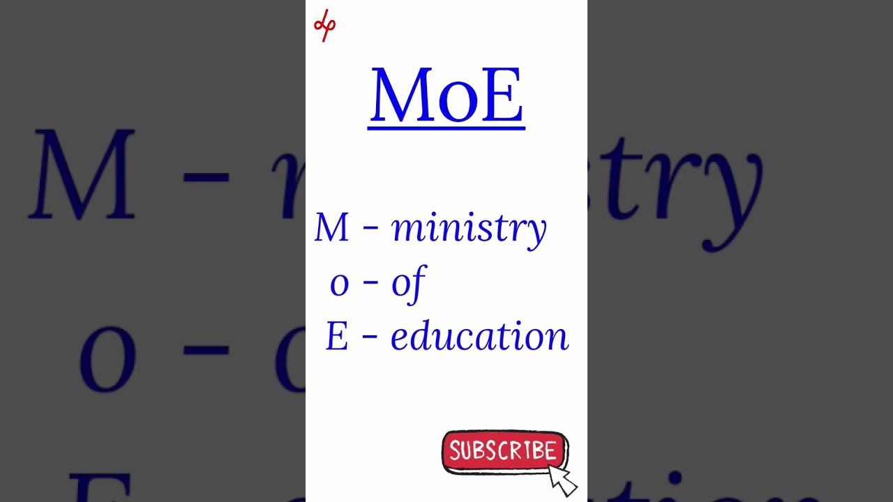 Moe Full Form Education Ministry ugcnet ctet YouTube Moe Full Form Education Ministry ugcnet ctet YouTube