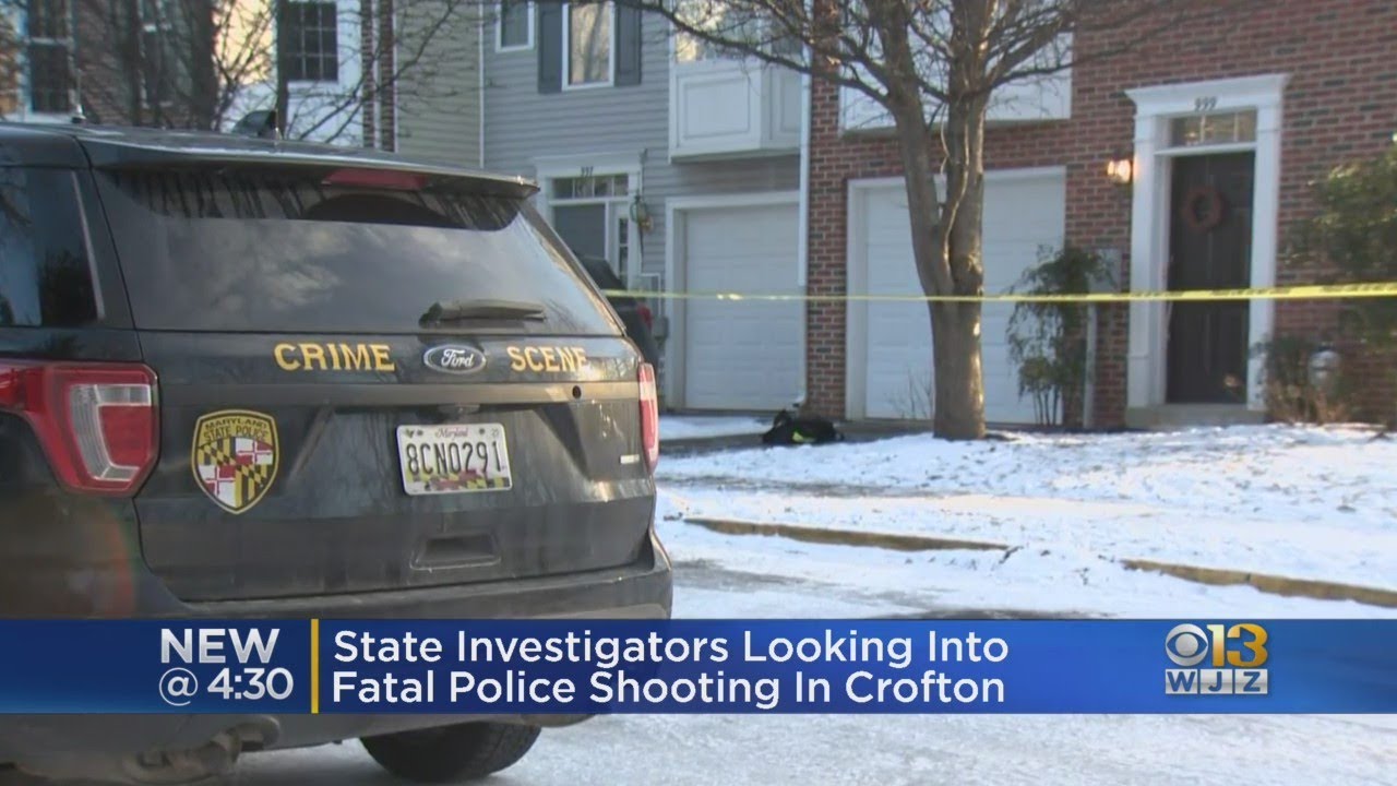 State Investigators Reviewing Deadly Police Shooting In Crofton - YouTube