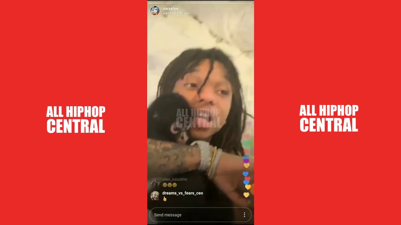 Swae Lee Cuddles With His Pet Monkey 🐵 - YouTube