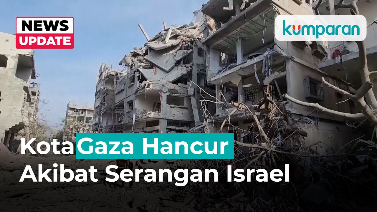 Begini Kondisi Jalur Gaza yang Hancur Akibat Serangan Israel - YouTube