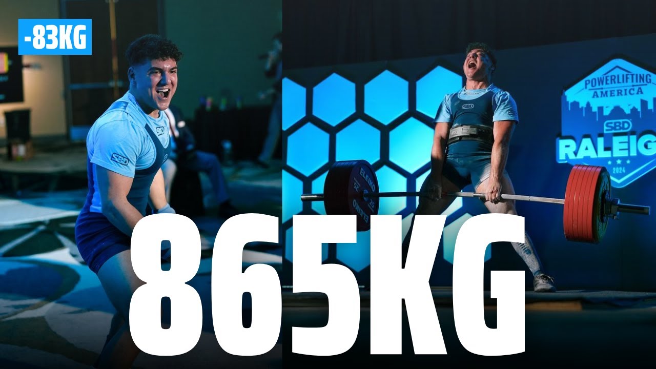 Joseph Borenstein | 865kg Total | SBD Raleigh 2024 - YouTube