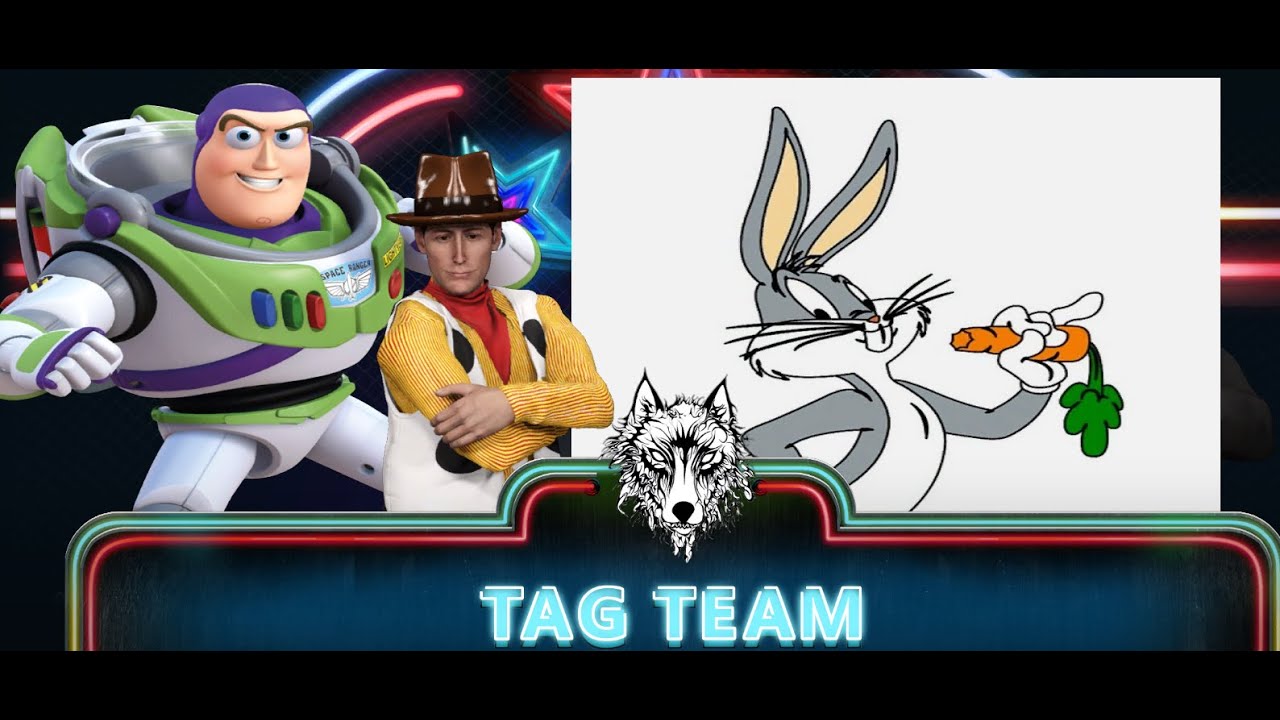 Wwe Crazy Matchup Team Toy Story Vs Team Space jam - YouTube