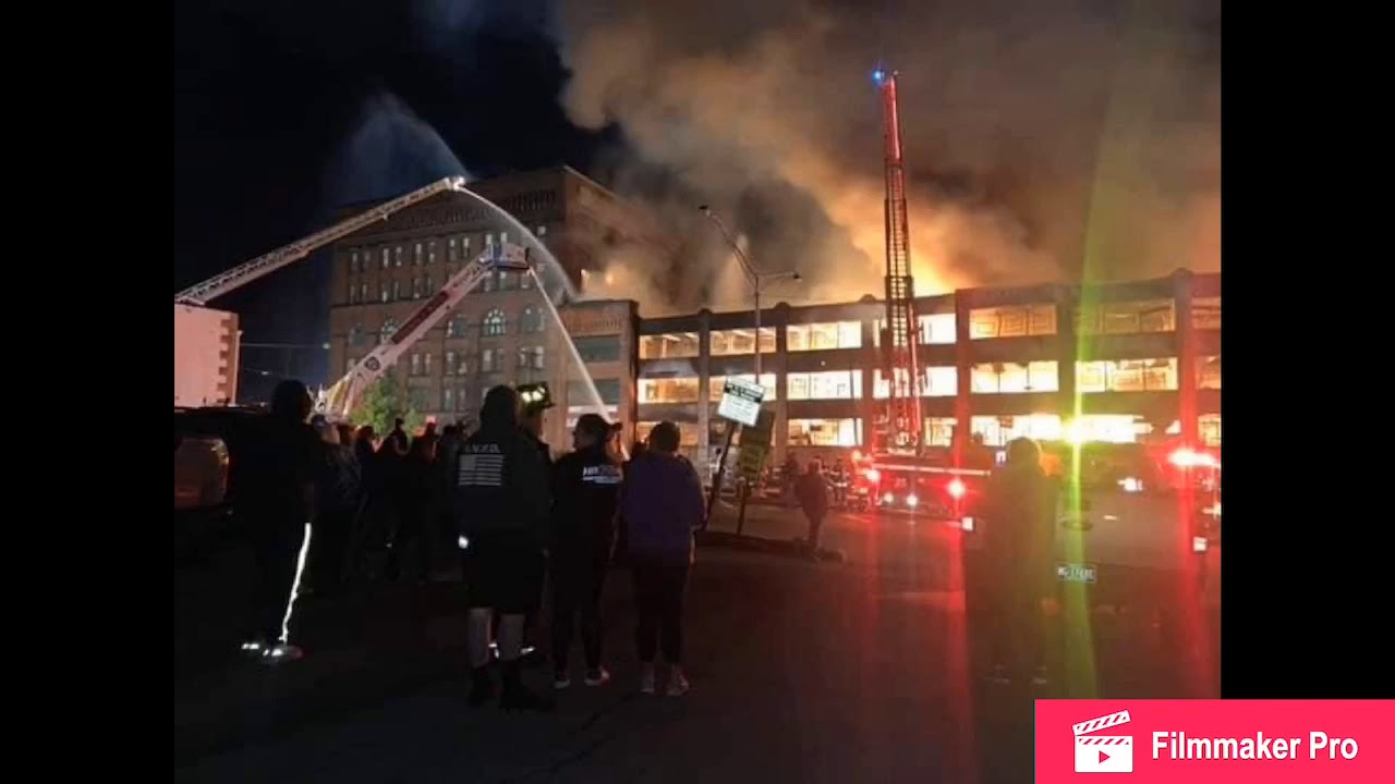 Huntington County-Blair Building fire Audio and Pictures - YouTube