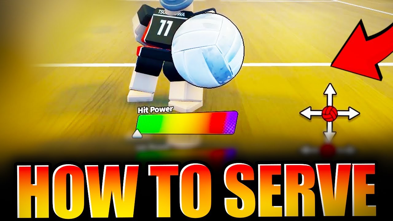 HOW TO SERVE in HAIKYUU LEGENDS! ROBLOX - YouTube