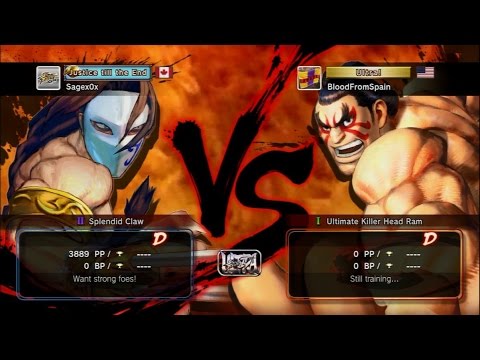 ULTRA SF4 - Vega (Sagex0x) Vs Honda (BloodFromSpain) - YouTube