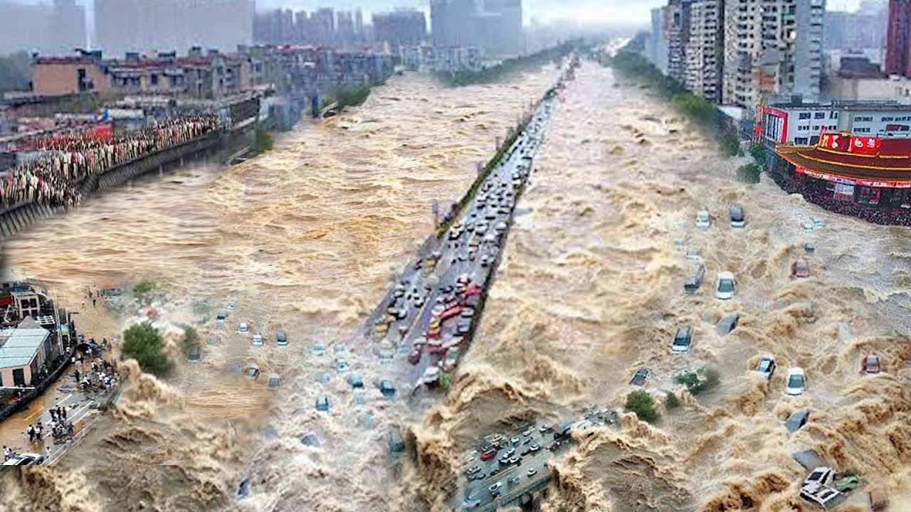 Most Horrific Natural Disasters Caught On Camera when Flood Destroyed ...