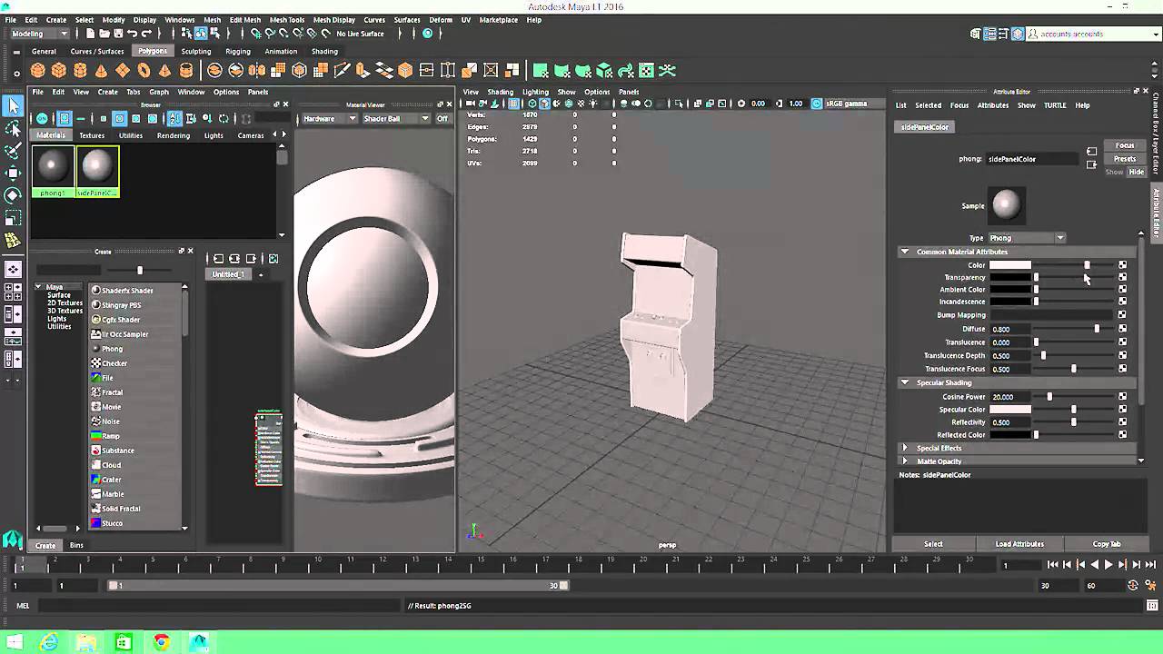 Maya LT Tutorial - How to Apply & Modify Color Properties [ - YouTube