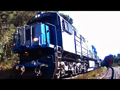 Trem da Rumo - Locotrol 3 Locomotivas ES43BBi em Roça Nova - YouTube