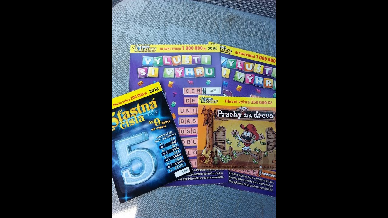 Stírání losů - scratching cards #4 - YouTube