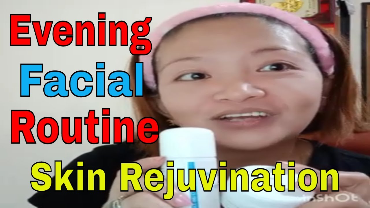 FACIAL SKIN CARE| MY EVENING FACIAL ROUTINE - YouTube