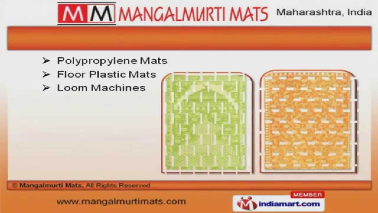 Mats & Mats Making Machine By Mangalmurti Mats, Thane - YouTube