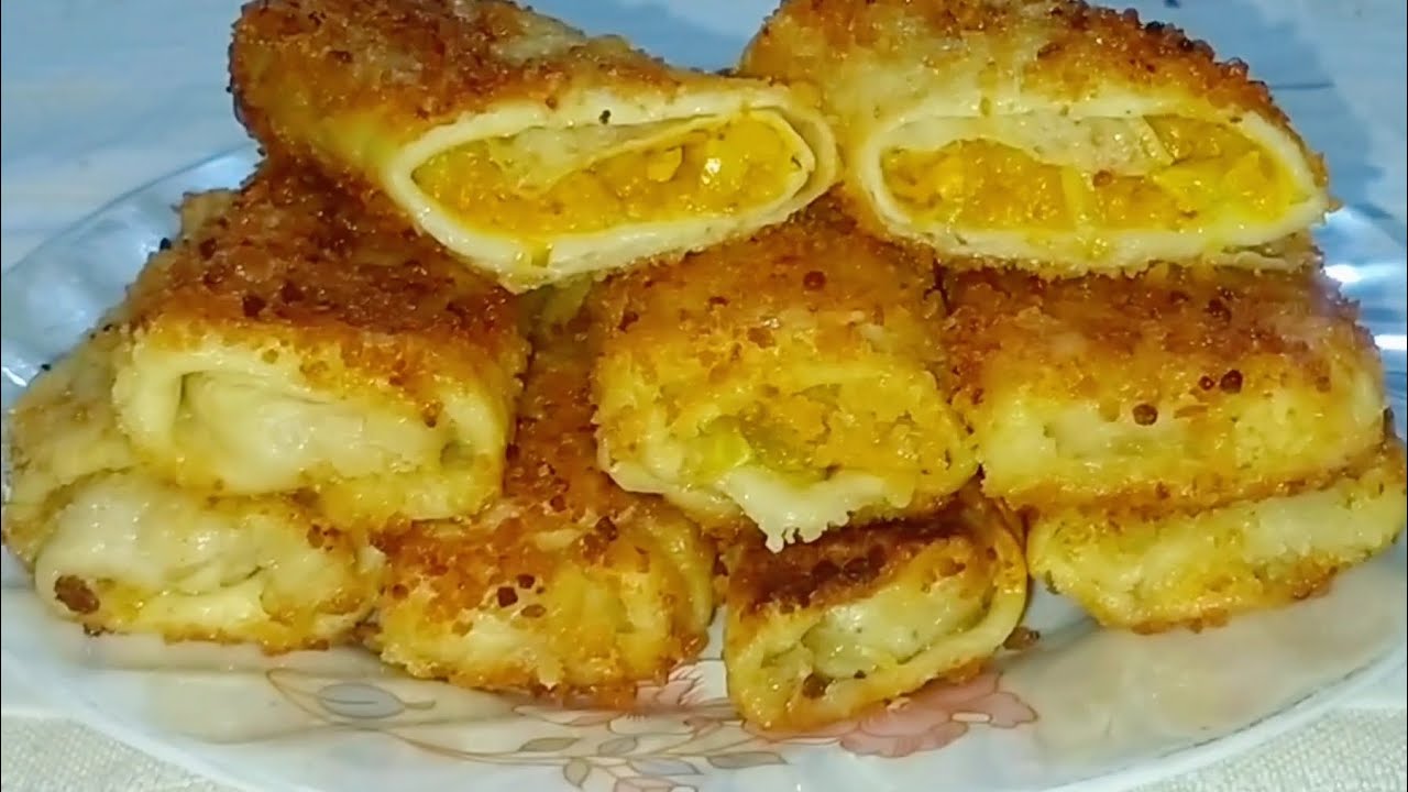 Potato Spring Egg Rolls With Homemade liquid dough sheets -vegetable ...