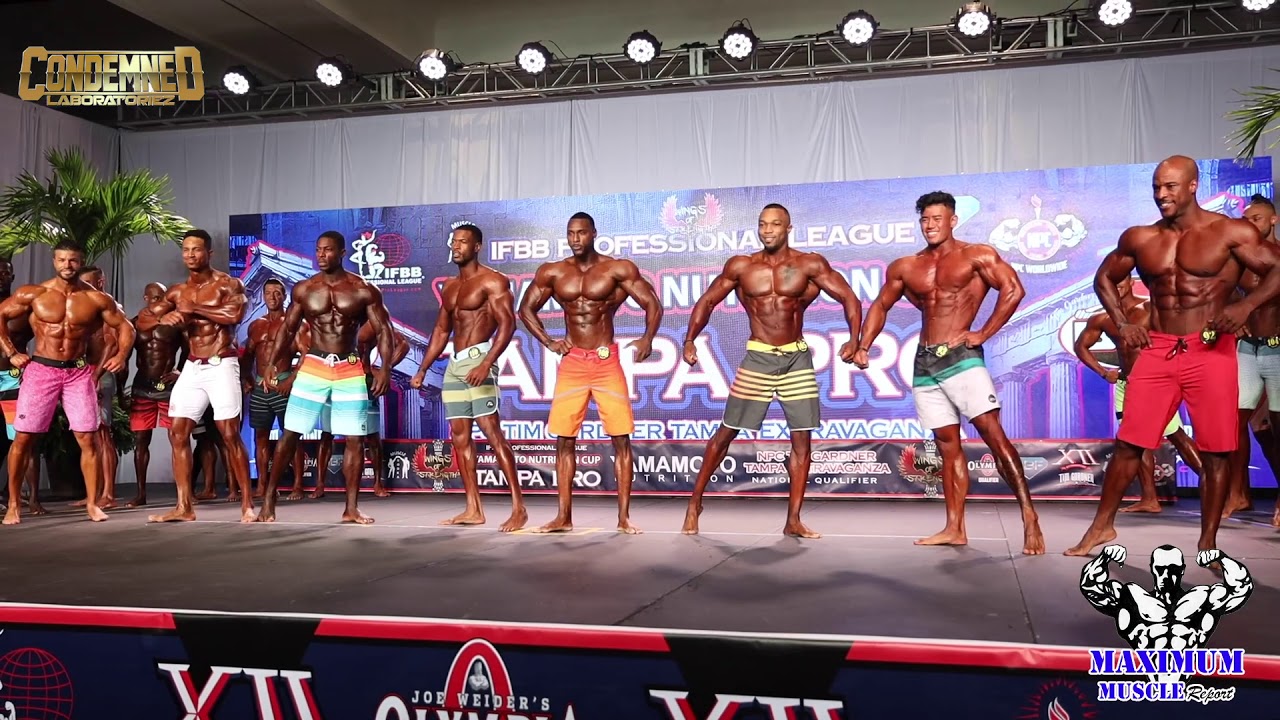 First Call Outs Men's Physique Division | 2019 IFBB Pro. League Tampa ...