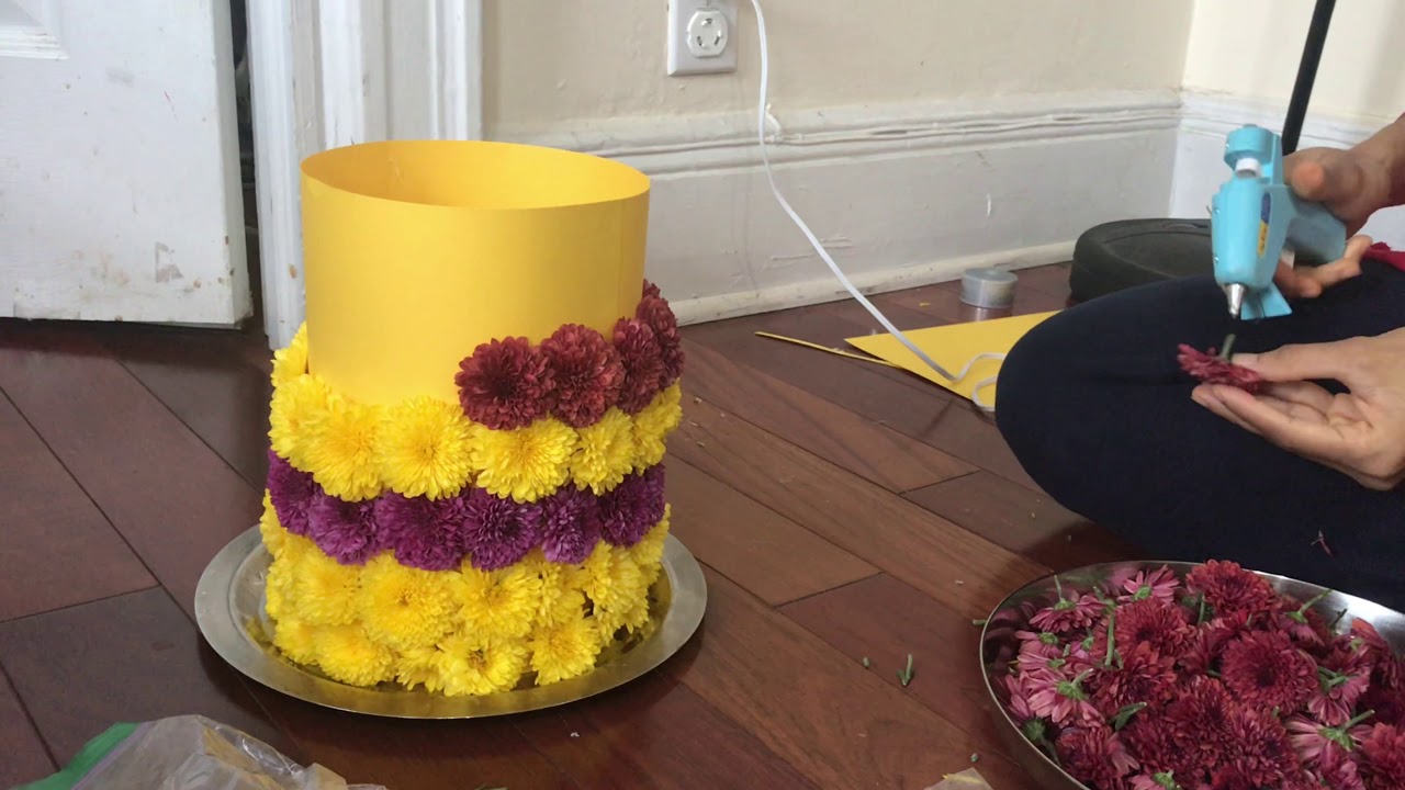 How To make Beautiful Bathukamma in simple and Easy Way. - YouTube