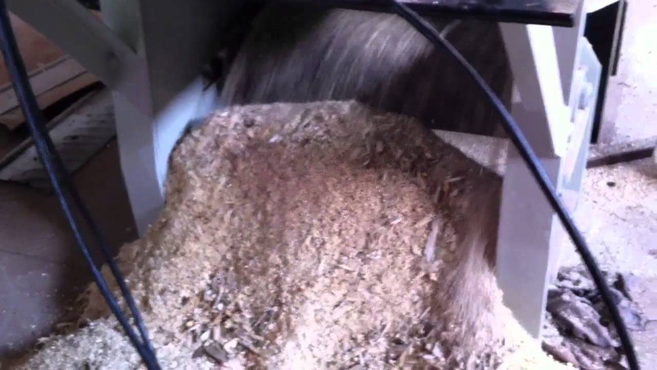 Sawdust machine - YouTube