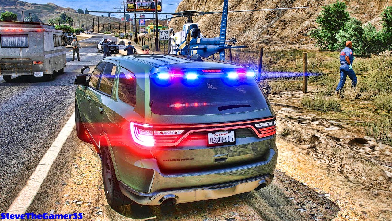 Playing GTA 5 As A POLICE OFFICER Park Ranger Patrol| GTA 5 Lspdfr Mod ...