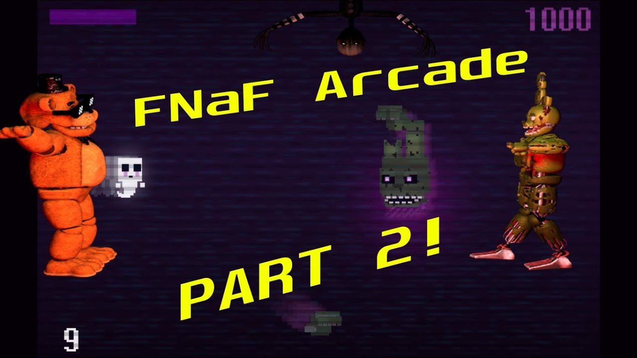FNaF Arcade Part 2 Springtrap and puppet is beaten! - YouTube