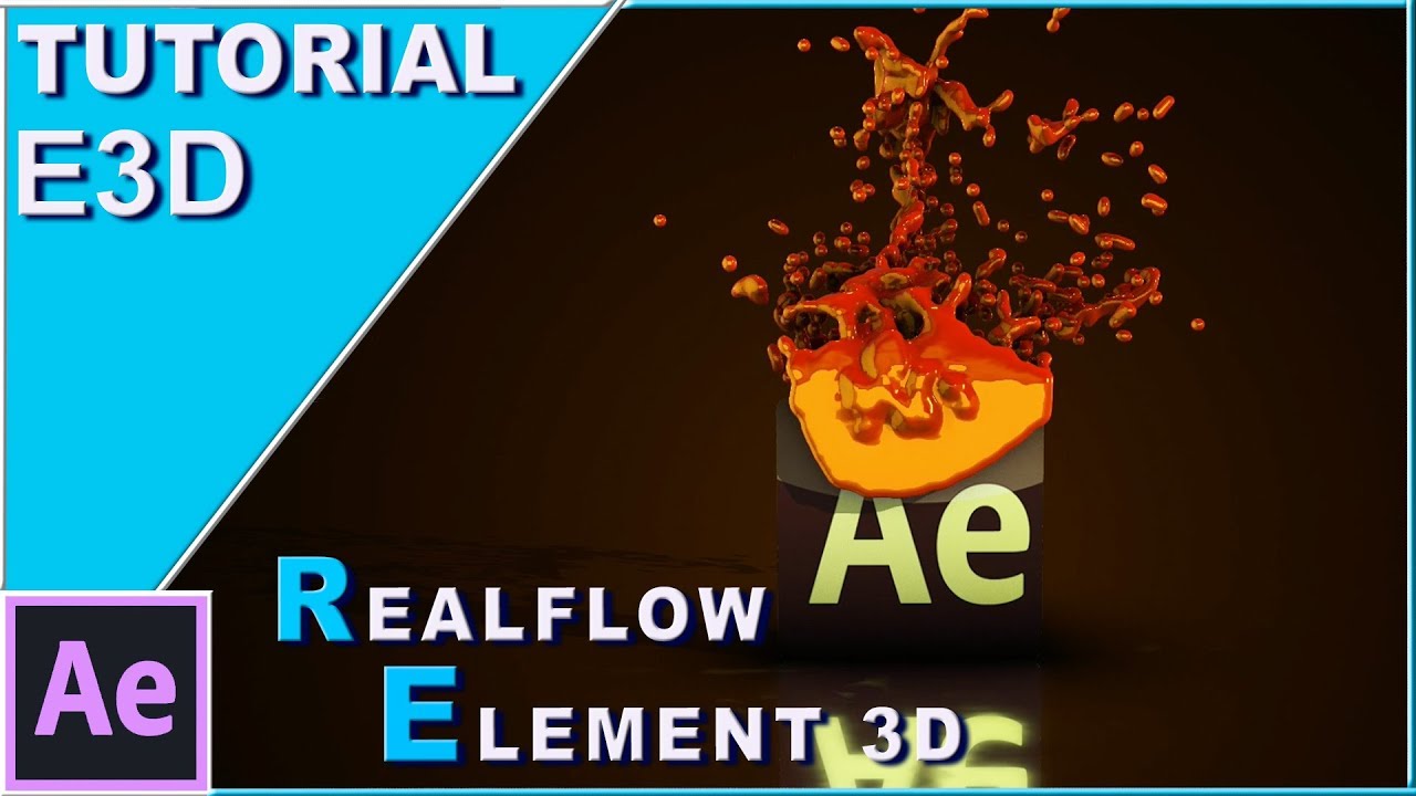 Realflow Tutorial Pasar de RealFlow a Element 3D directamente // After ...