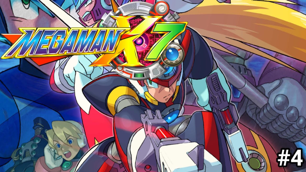 Let's Play Mega Man X7 Part 4 - Ride Boarski and Snipe Anteator - YouTube