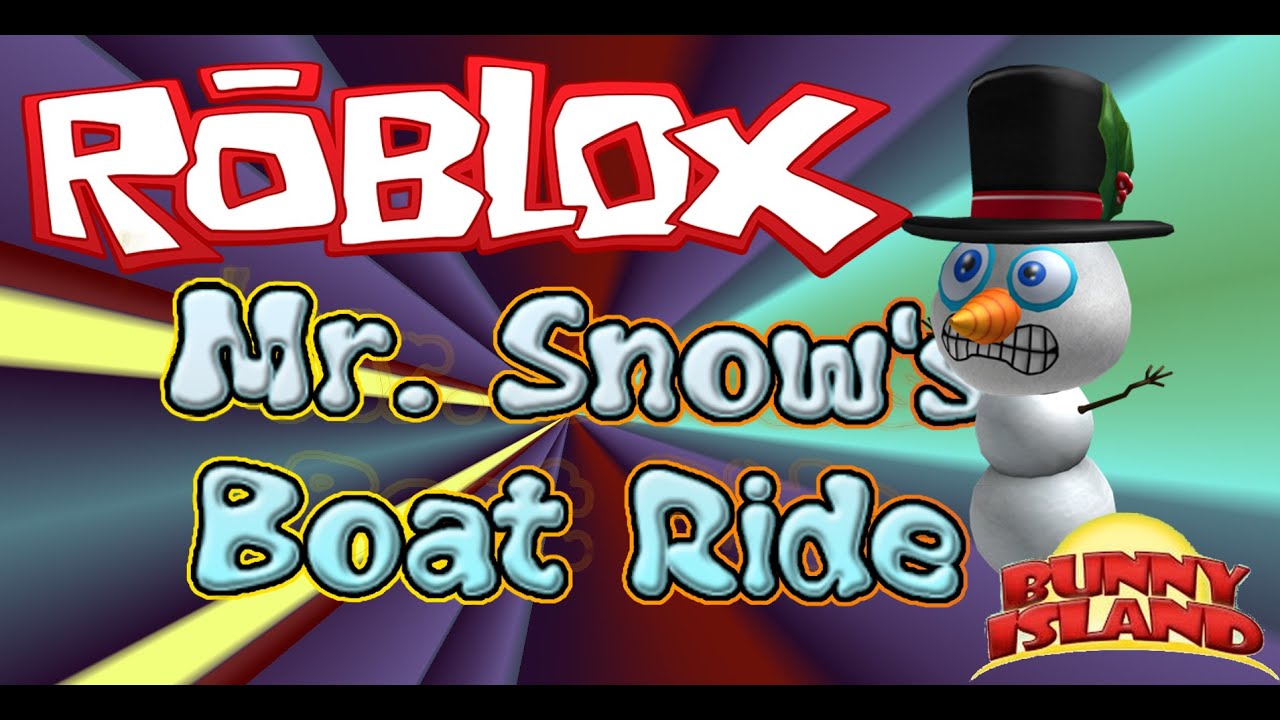 Roblox - Bunny Island | Mr. Snow's Boat Ride | New Rides - YouTube