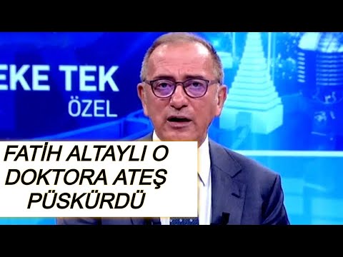 Fatih Altaylı Seda Sayan'ın Programında Göbek Atan Doktorla İlgili Konuştu. Ateş Püskürdü.