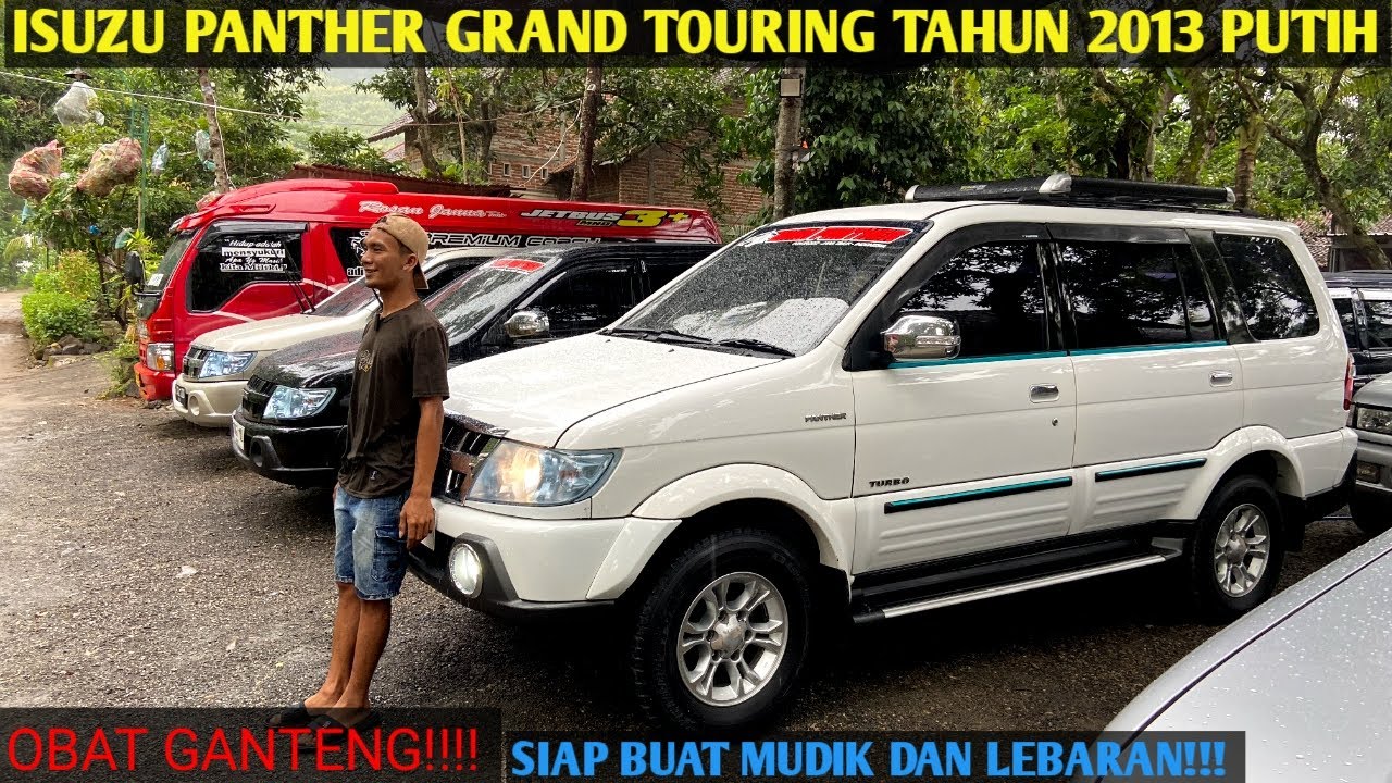 ISUZU PANTHER GRAND TOURING TAHUN 2013 WARNA PUTIH ALBINO YANG ADA DI ...