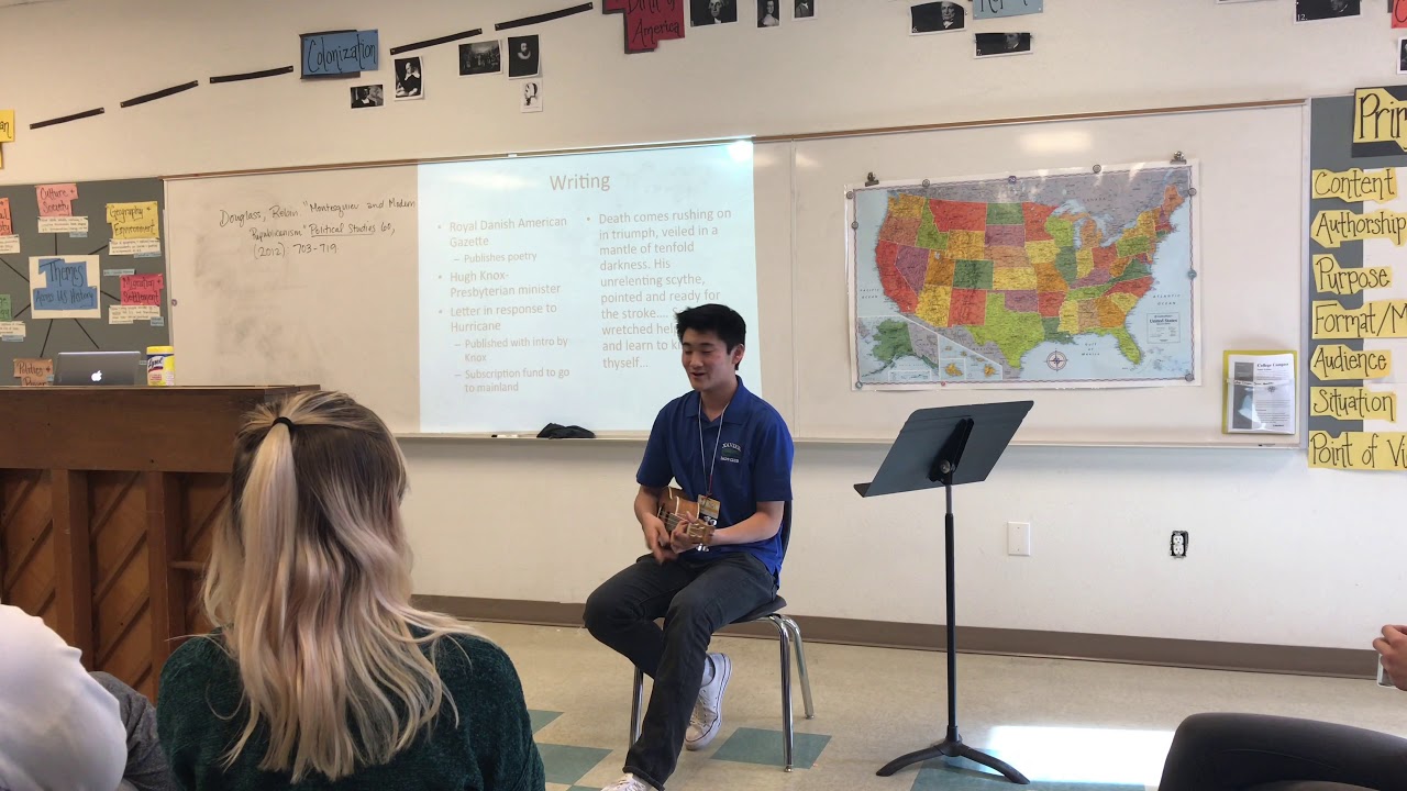 Dear Theodosia - Hamilton Inspired APUSH Celebration - YouTube