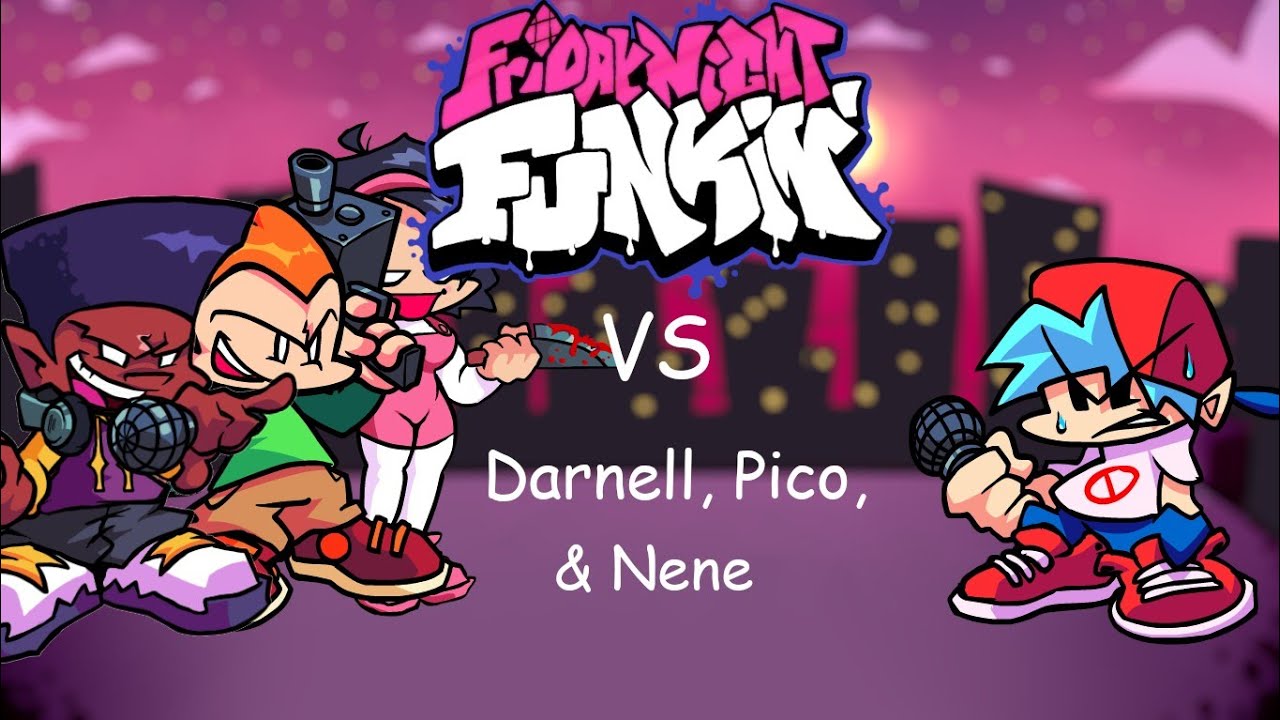 FNF Project Shootout vs Pico, Nene, & Darnell#picofnf#uberkids#fnf#fnfmods#fridaynightfunkin ...