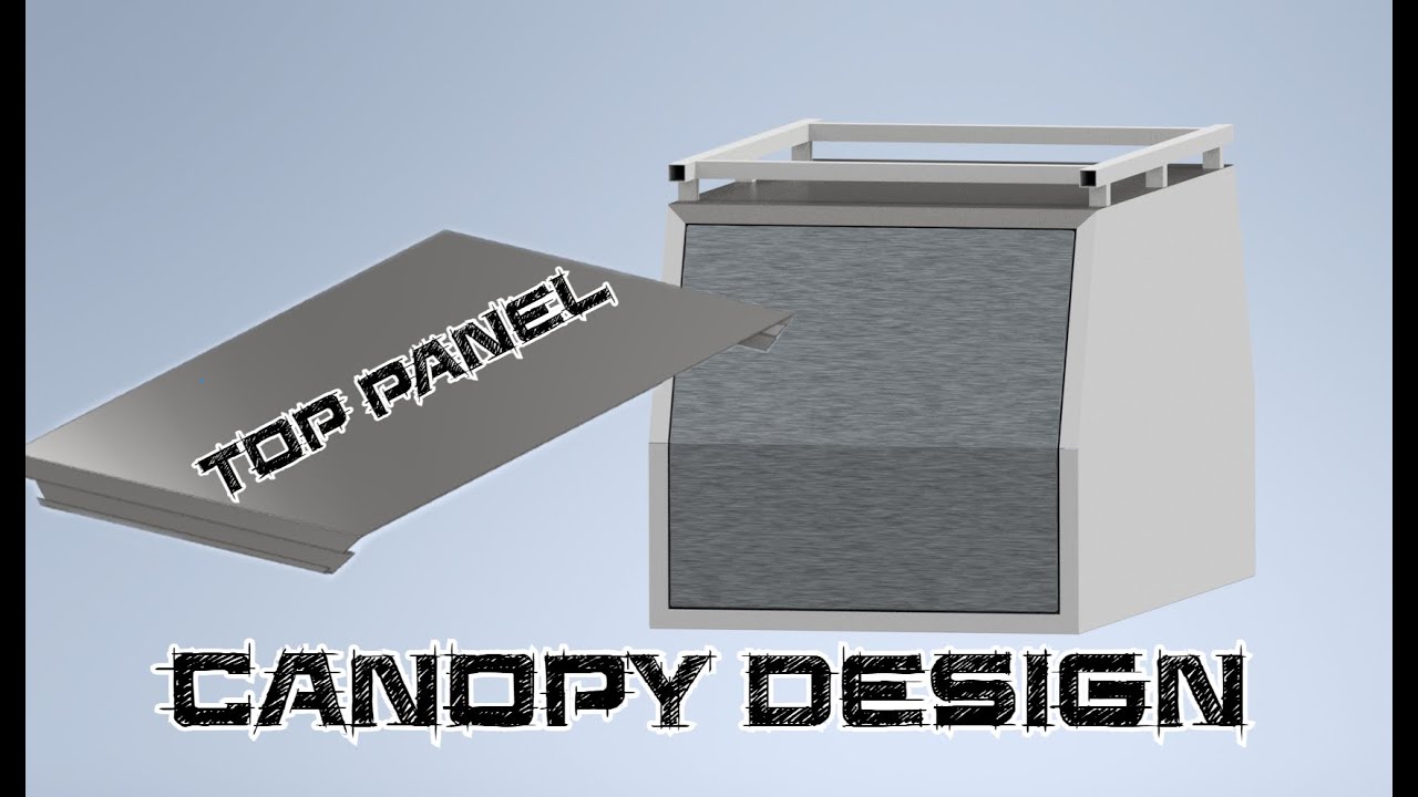 Autodesk Inventor 2023 Canopy Tutorial - Top Panel - YouTube